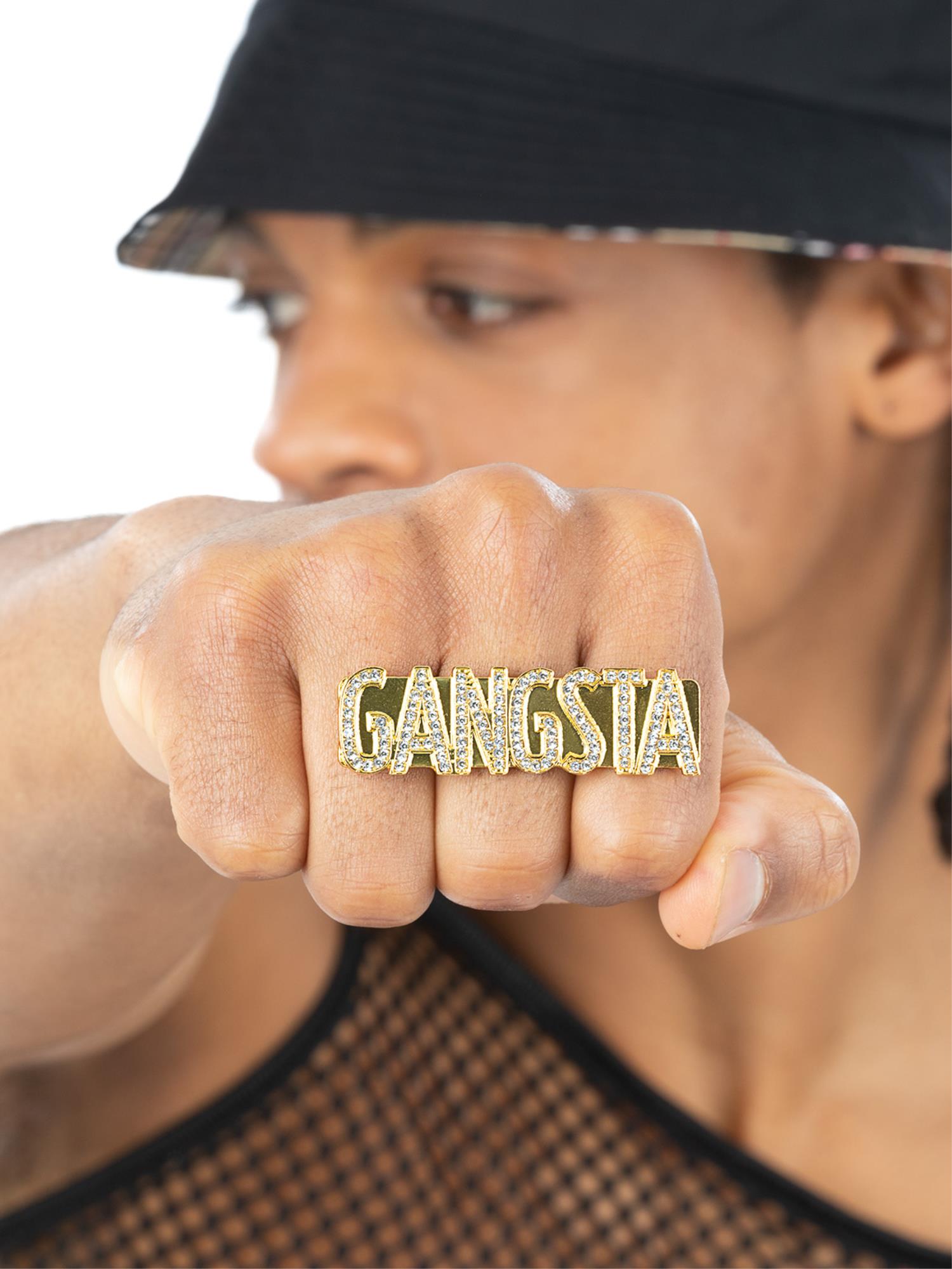 90s Gangsta' Ring – Smiffys Australia