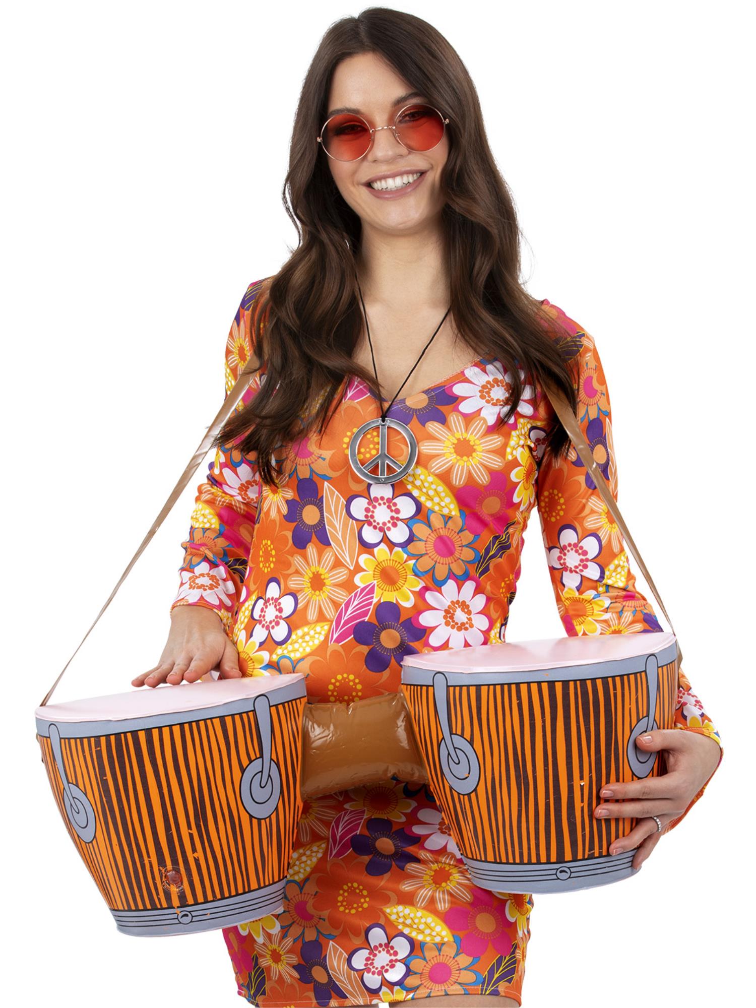 Inflatable Hippie Bongo Drums – Smiffys Australia